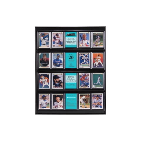 MCS Collector Cards Display Frame - 16 in x 20 in - 20 Cards - Walmart.com