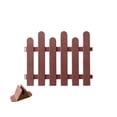 Yard Fence Decorative Mini Border, Coffee Plastic Garden Edging, Flower ...
