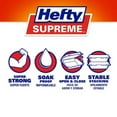 Hefty Supreme Foam Hinged Lid Container, 1-Compartment (125 Ct ...