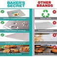 2pcs Pure Aluminum Insulated Cookie Sheet Commercial Grade Baking Tray ...