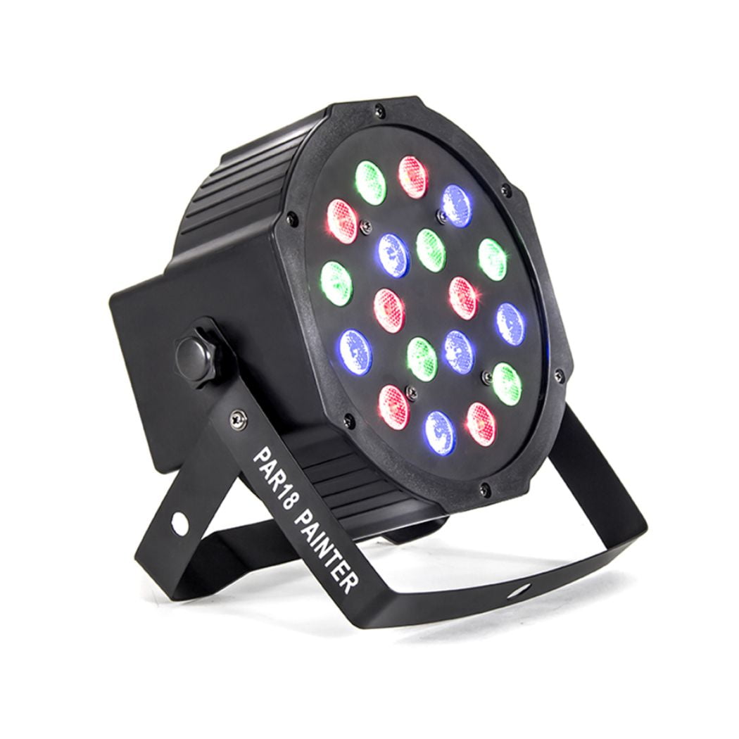 Cañon de Led PAR18X1 ALIEN PRO RGB Audio Rítmico 7 canales AlienPro 18 ...