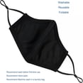 OITY 2026 New 4 Pack Breathable 3-Ply Cloth Face Mask Adjustable Ear ...