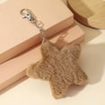 ANXPTIME Cute Plush Five-pointed Star Keychain Plush Ornament Keyring ...