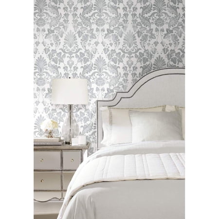 Vine Damask Peel and Stick Wallpaper | Walmart Canada