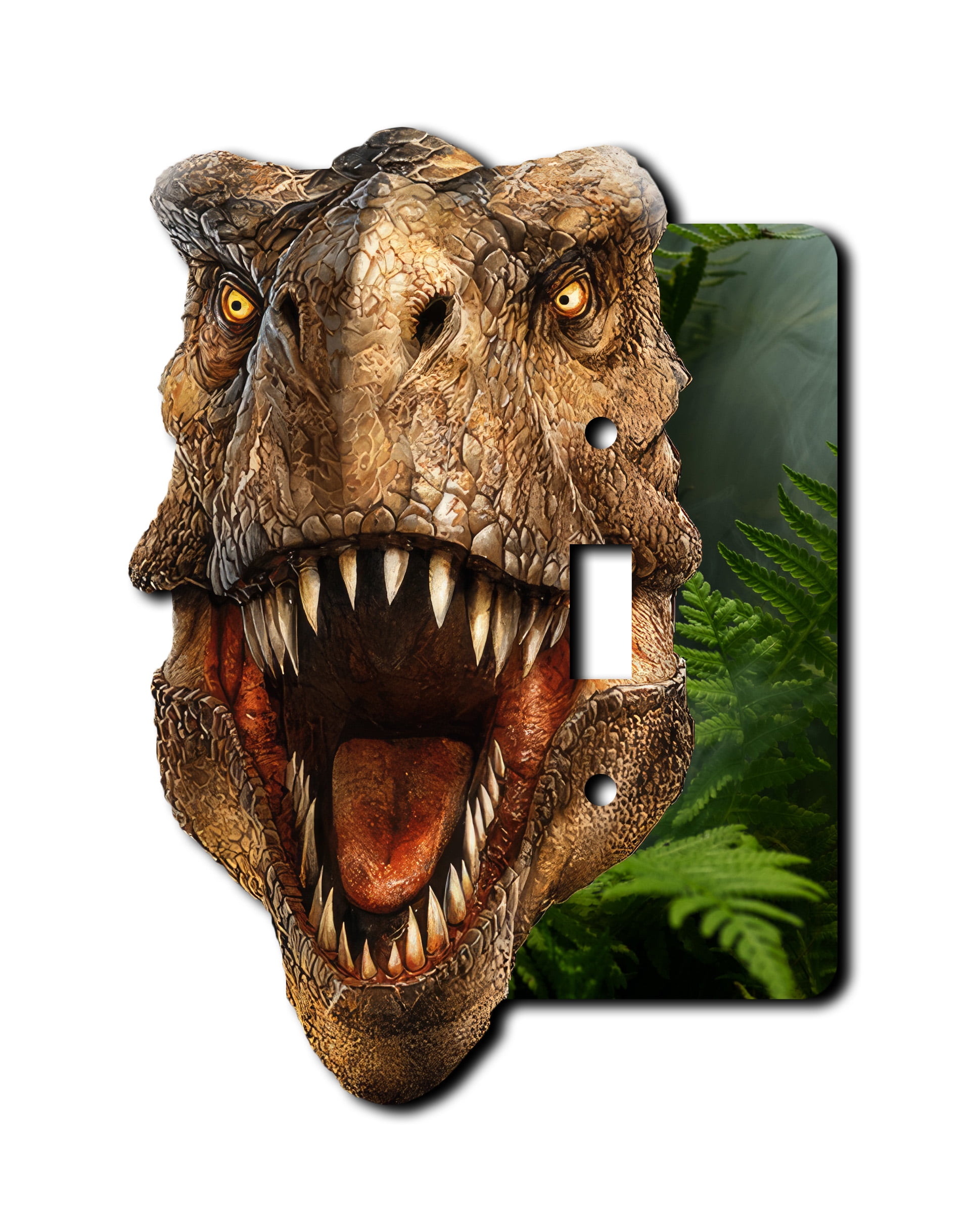 Off The Wall Plates - T-Rex Dinosaur - Single Gang Light Switch ...