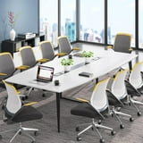 Tribesigns 8FT Executive Conference Table, 94.4L x 47.2W x 29.5H inches ...