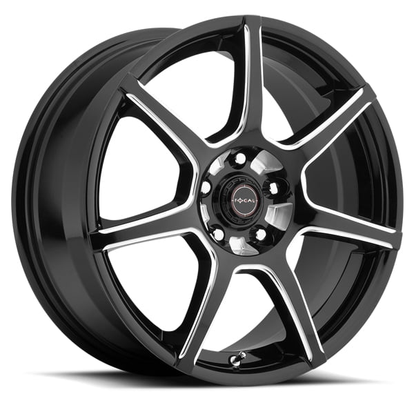 Focal 422BM F-007 18x8 5x112 +40mm Black/Milled Wheel Rim - Walmart.com