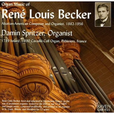 UPC 003469692526 - Rene Louis Becker - Organ Music of Ren Louis Becker ...