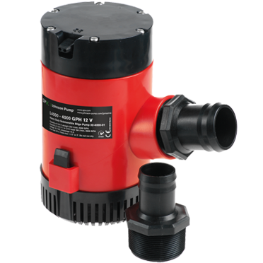 Johnson Pump #22004 HD Bilge Pump, 2200GPH, 12V, No Switch - Walmart.com