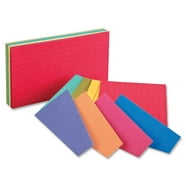 Oxford, OXF7321BLU, Colored Ruled Index Cards, 100 / Pack - Walmart.com