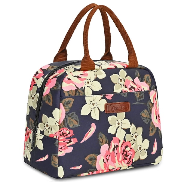 LOKASS Lunch Bag Insulated Water-Resistant Thermal Lunch Cooler Soft ...