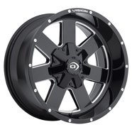 Vision Off-Road Nemesis 17x9 6x139.7 -12et Gunmetal Wheel - Walmart.com