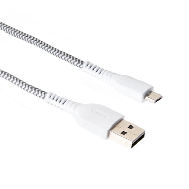 onn. Micro-USB to USB Cable, 10 ft, White - Walmart.com