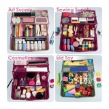 Glitter Pink & Craft Tool Storage Box,3-Layer Stackable Carry Tackle ...
