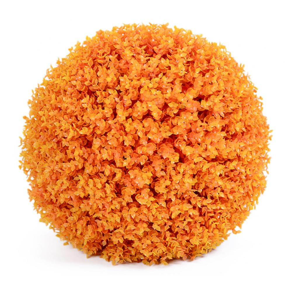 Artificial Grass Balls Ceiling Orange Ball Hangings Simulate Plants ...
