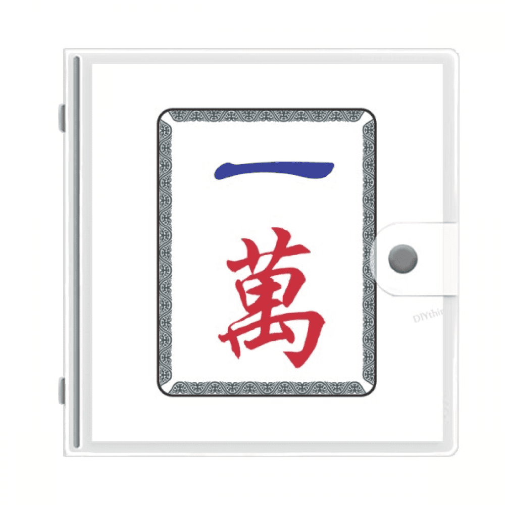 Mahjong Million 1 Tiles Pattern Photo Album Wallet Wedding Family 4x6 ...