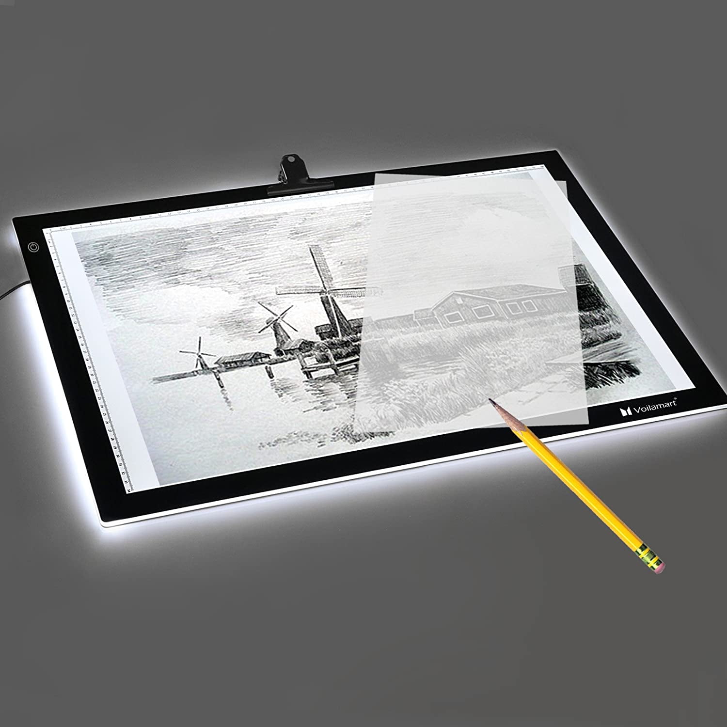 Buy Voilamart A3 LED Tracing Light Board Box, 3-Level Brightness ...