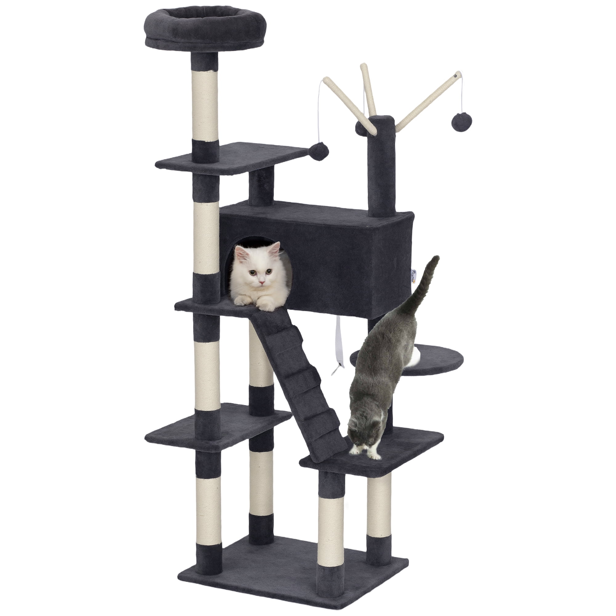 Click here for Pawhut 59 Inch Large Cat Tree With Sisal Scratchin... prices
