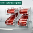 SUFAUY White Stackable Metal Can Dispenser for Refrigerator, Pantry ...