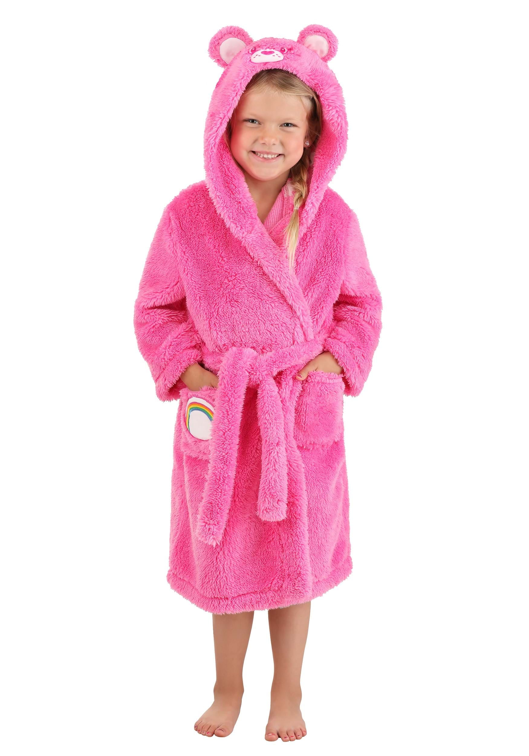 Kid's Cheer Bear Care Bears Hooded Robe - Walmart.com