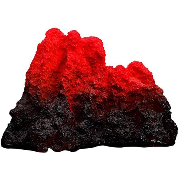 Tank Decoration Volcano Ornament Aquarium Decorations Volcanic Stone ...