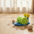 Interactive Snuffle Snail Dog Toy with Squeaker & Crinkle Paper – Tug ...