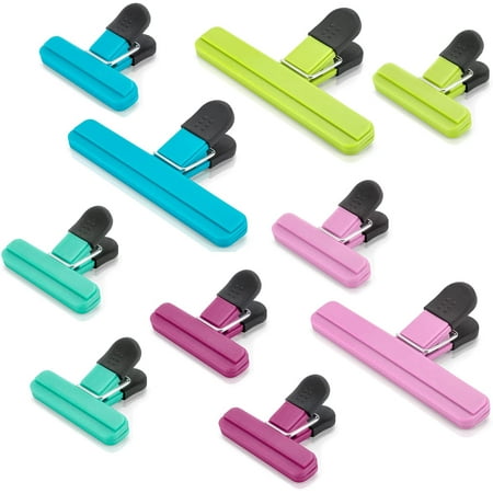 10PCS Large Chip Clips, Bag Clips, Food Clips, Sealing Clips (3 Large ...