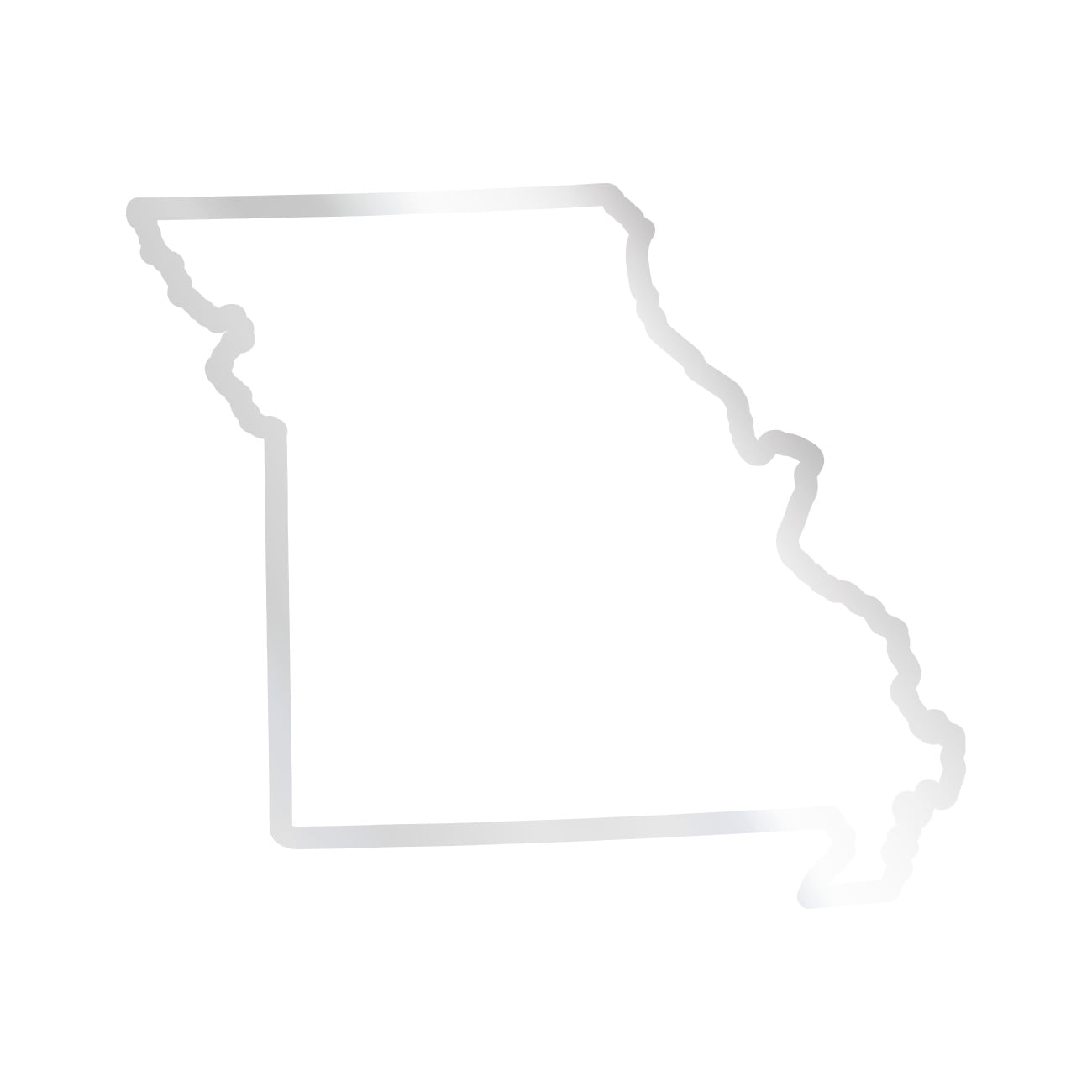 Missouri Outline Sticker Decal Die Cut - Self Adhesive Vinyl ...