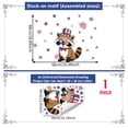 Fmbmuo 4th Of July Raccoon Design Wallpaper PVC Window Decorations ...