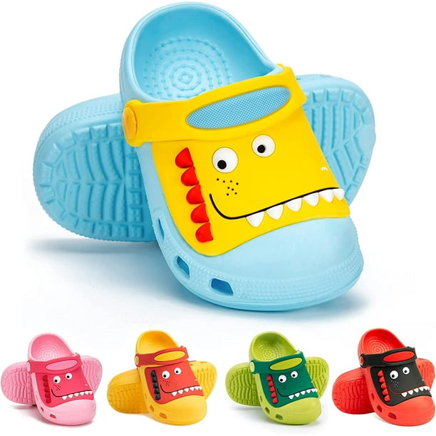 Kids Dinosaur Clogs Slippers Girls Boys Toddlers Little Cute Garden Water Shoes Cartoon Slides ...