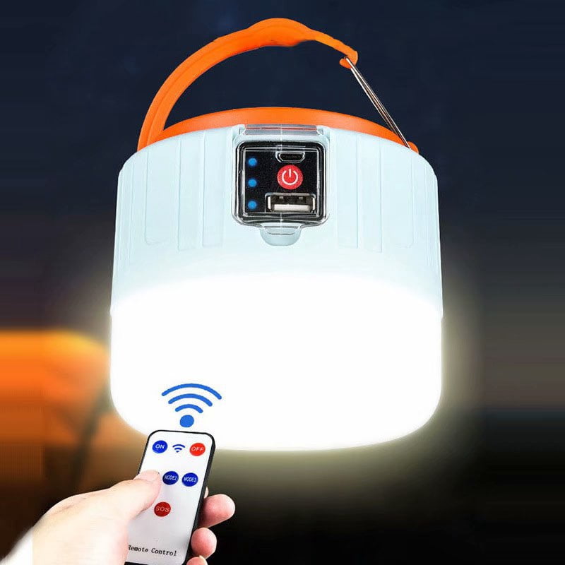 Bombillas LED solares recargables para exteriores, lámparas de ahorro ...