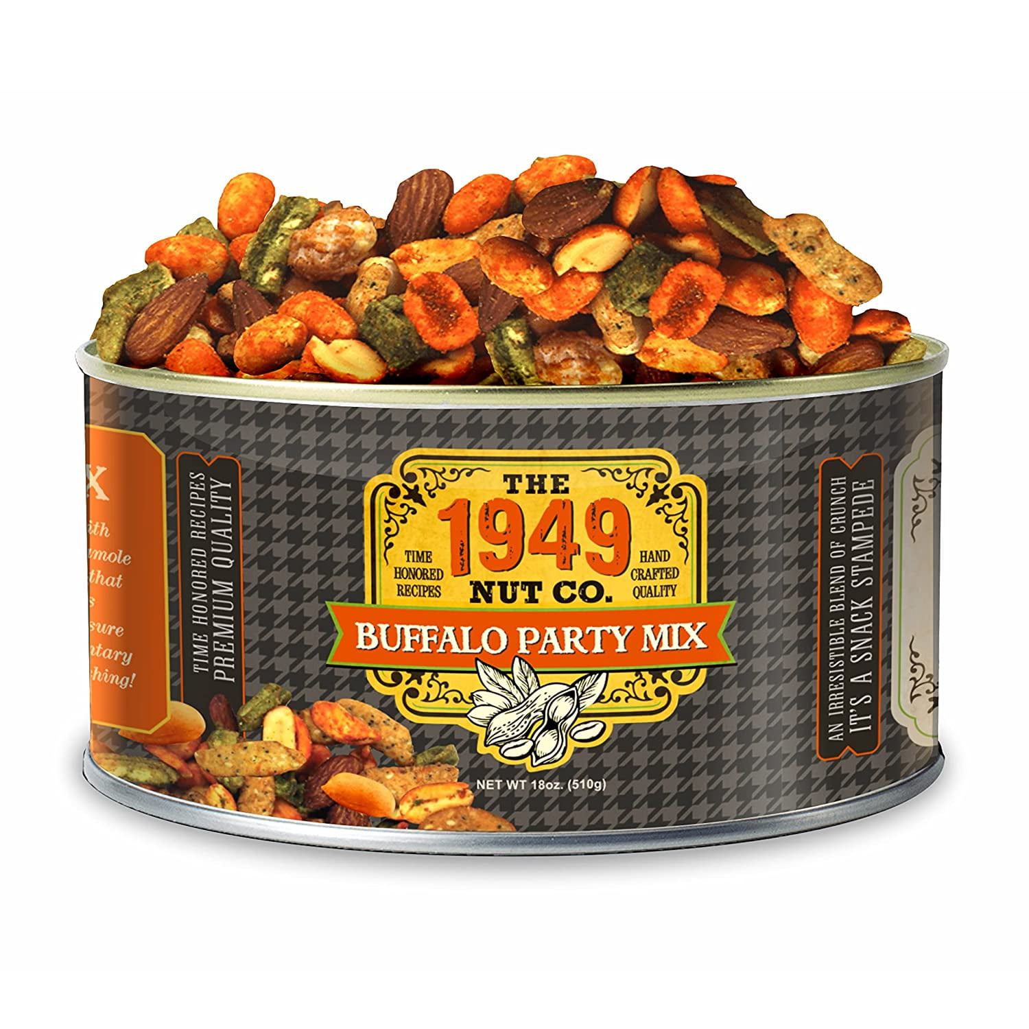 The 1949 Nut Co. Buffalo Party Mix Assorted Flavored Nuts - 18 Ounce ...