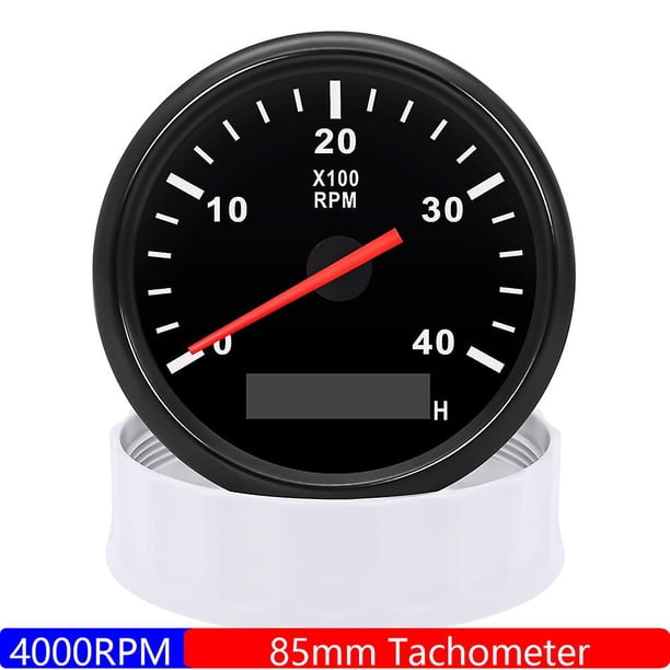 Tachometer 3000rpm Tacho Gauge 85mm Gasoline Diesel Engine Tacho With ...