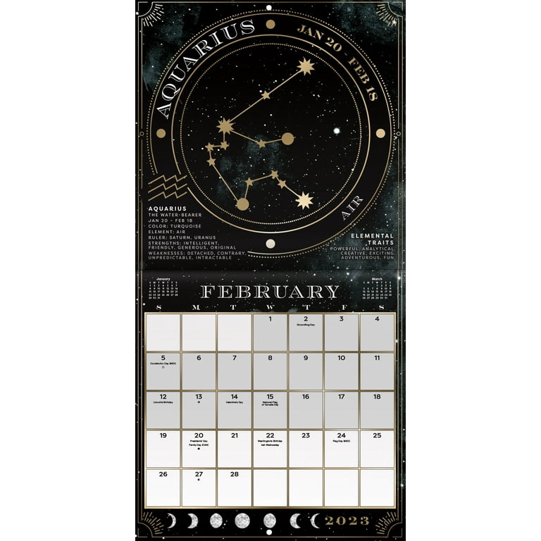 Zodiac 2023 calendar 60 photos - Astrologytoyou.com
