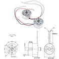Micro Motor 300 Solar DC 3V 4.5V 5V Motor For CD Player DIY Toy 2mm ...