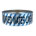 Detectable Underground Warning Tape 3 Inch x 1000 Ft, Non-Adhesive Safety Marker for Buried ...