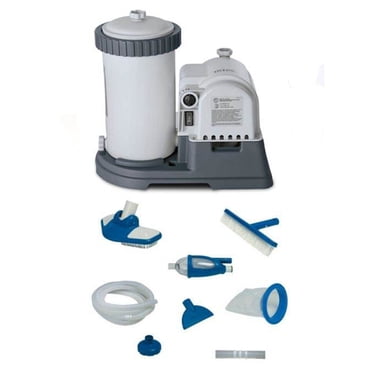 Intex Krystal Clear 2500 GPH Swimming Pool Filter Cartridge Pump With ...