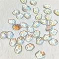 20 Pieces Magical Mocha Wave Aurora Crystal Nail Charms - 3D Rhinestone ...