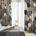 Stones Curtains Rock Cobblestone Blackout Curtains 2 Panels Set for ...