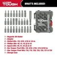Hyper Tough 28-Piece Security and Screwdriver Bit Set in Reusable Case ...
