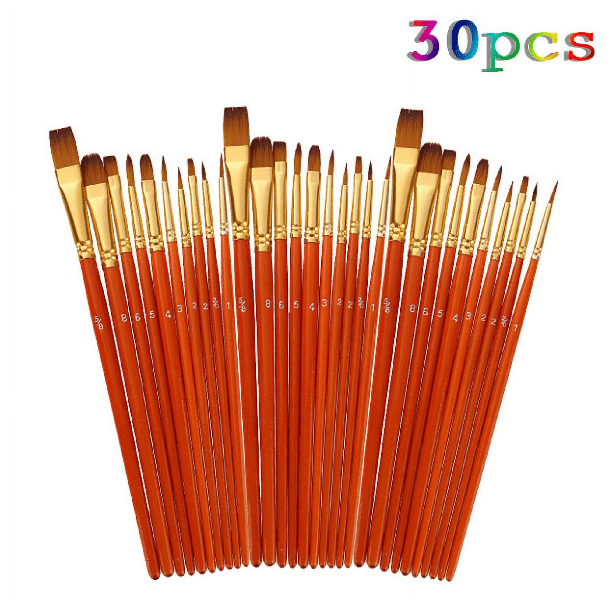 Click here for Zctt Paint Brushes Set  30 Pcs Round Pointed Tip P... prices