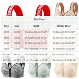 Xucatan 1 Pcs Push Up Bras for Women Convenient Front Snap Wirefree ...