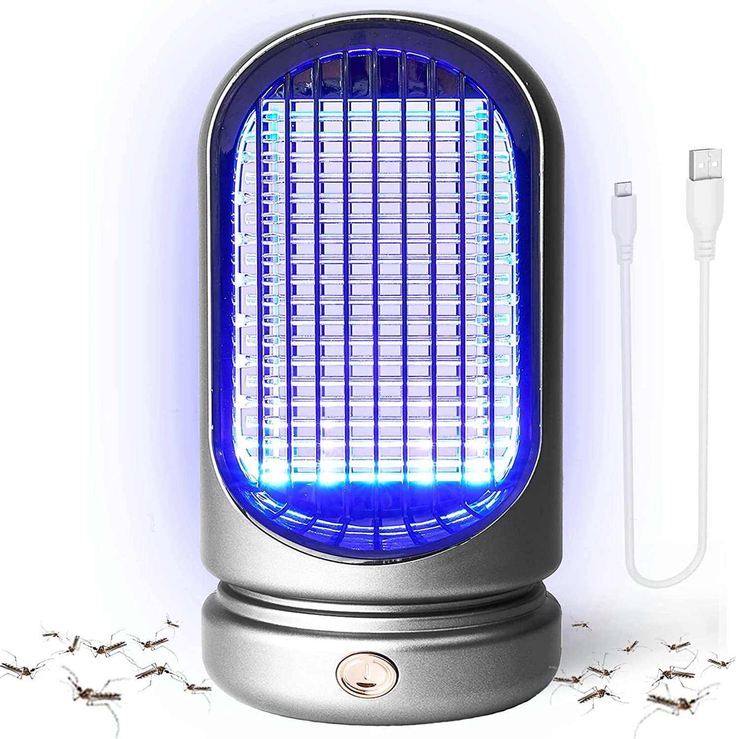Lámpara para matar mosquitos, Mata mosquitos UV para exteriores, Mata ...