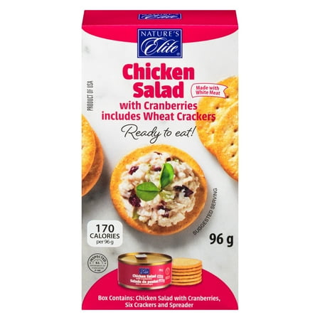 Nature's Elite Ready-to-eat Chicken Salad with Cranberries Kit, Chicken ...