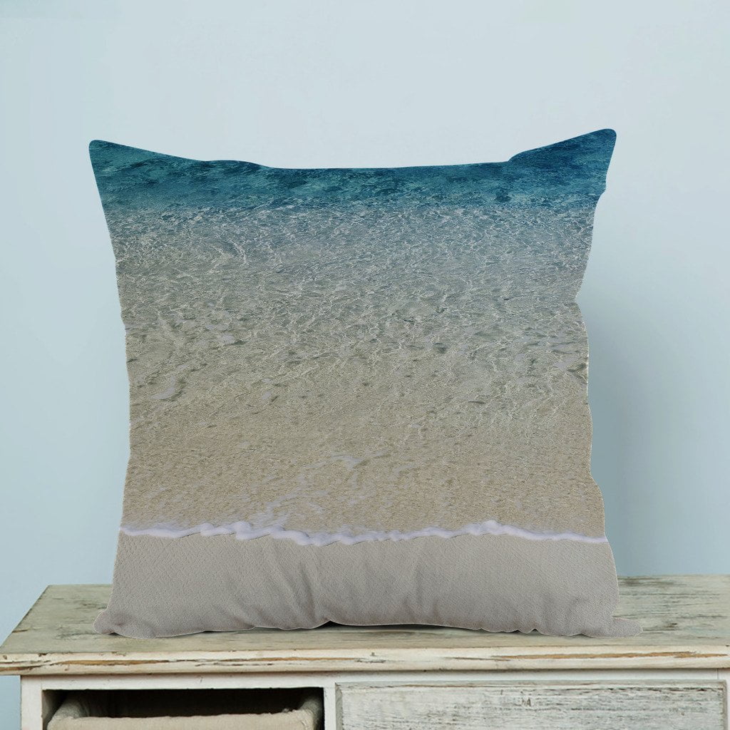 GCKG Beach Sea Sand Ocean Pillow Case Pillow Cover Pillow Protector Two ...