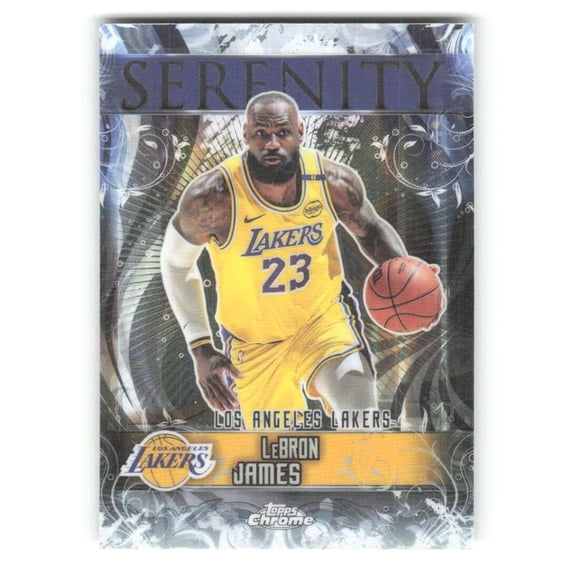 2025-26 Topps Chrome Serenity #SY-2 LeBron James Los Angeles Lakers NBA ...