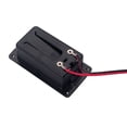 ULTNICE storage box for guitar parts Pickup Battery Box Plastic Black ...