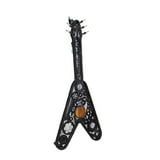 Unique Metal Flying V Guitar-Shaped 41.5" Wall Light Music-Themed ...