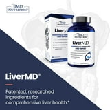 1MD Nutrition LiverMD, Liver Cleanse Supplement, Siliphos Milk Thistle ...