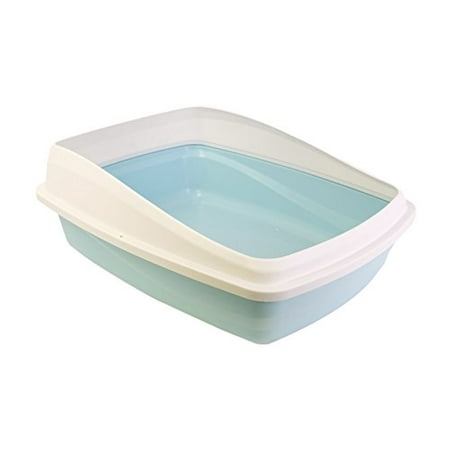 Catit Cat Pan with Removable Rim - Blue & Cool Grey - Large | Walmart ...